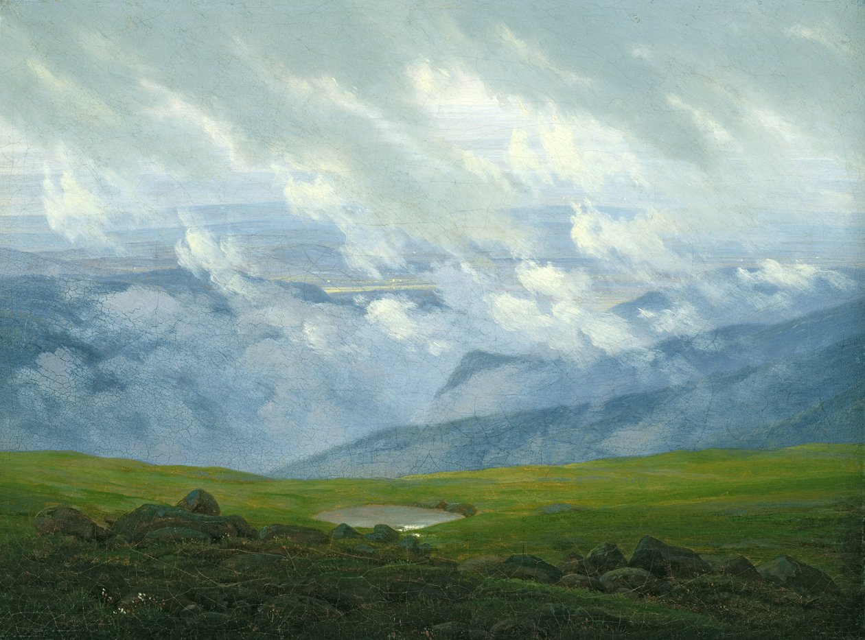 drivende skyer | Caspar David Friedrich | Kunstryk