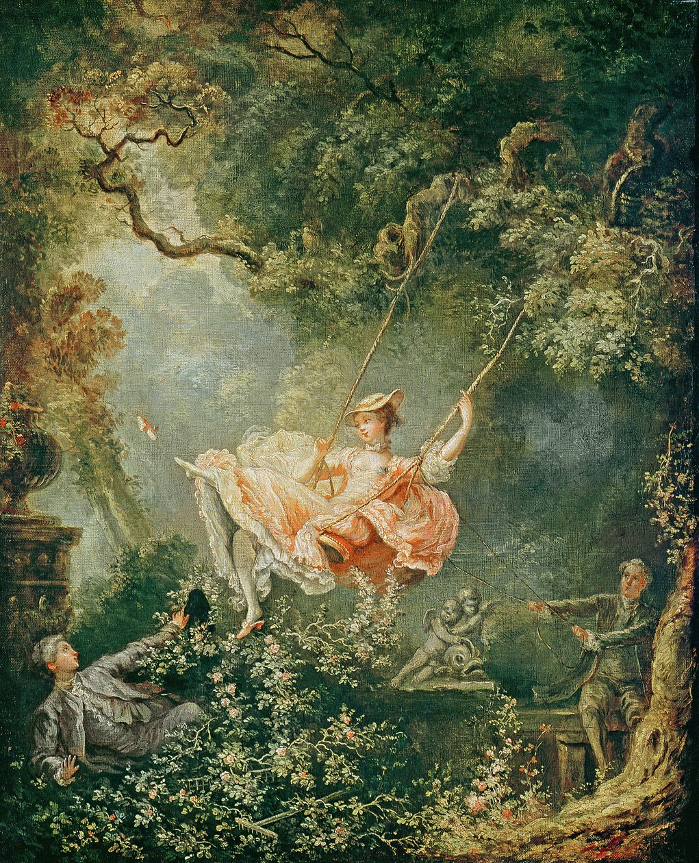 Gyngen | Jean-Honore Fragonard | Kunstryk