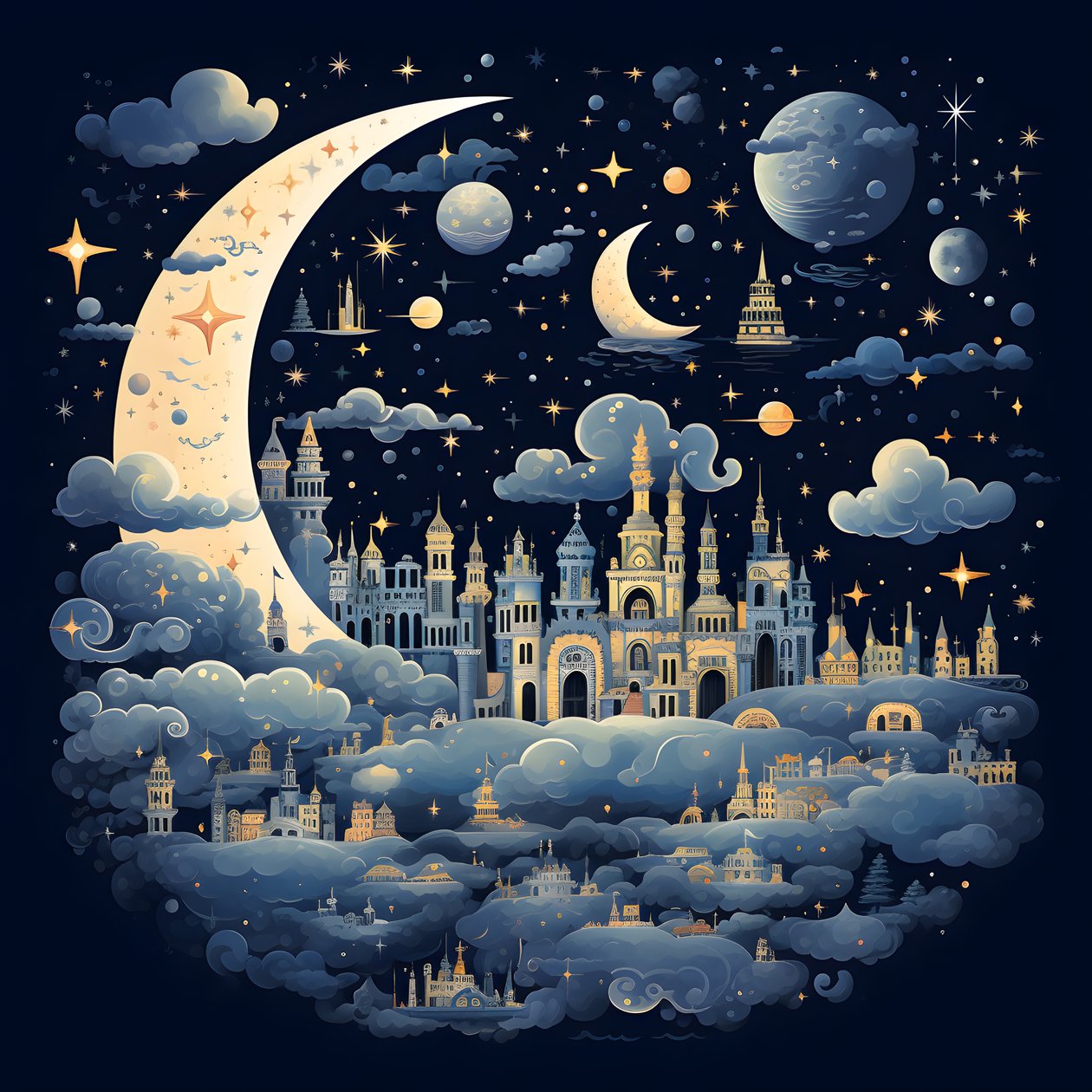 Dette er en samling af isolerede fantasy-illustrationer af ...