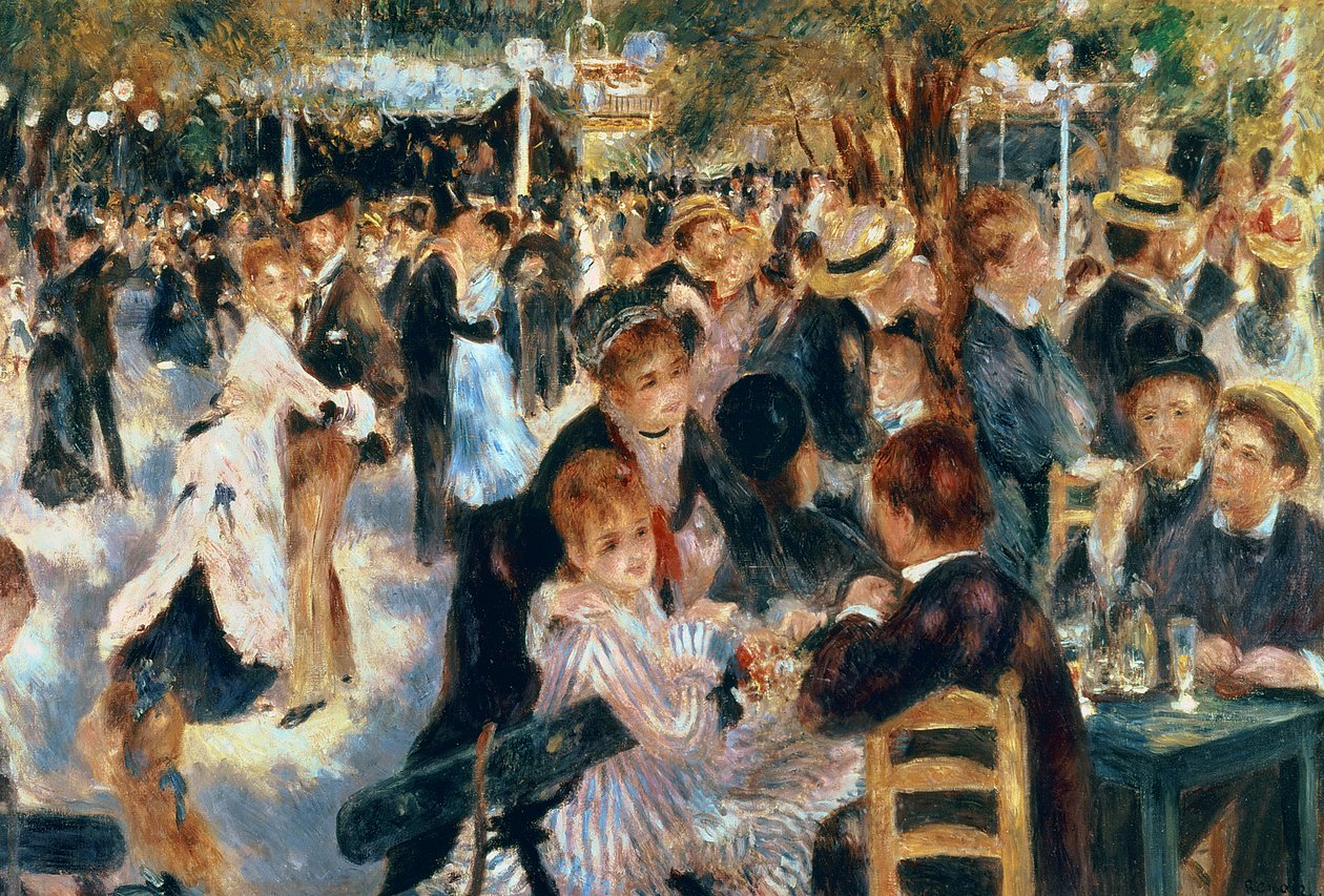Bal ved Moulin de la Galette, 1876 | Pierre-Auguste Renoir
