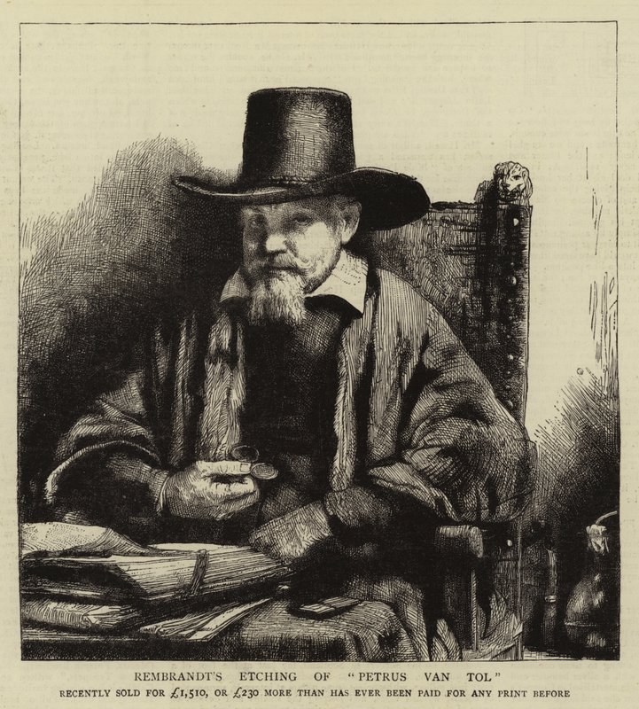 Rembrandts radering af Petrus van Tol | Rembrandt van Rijn